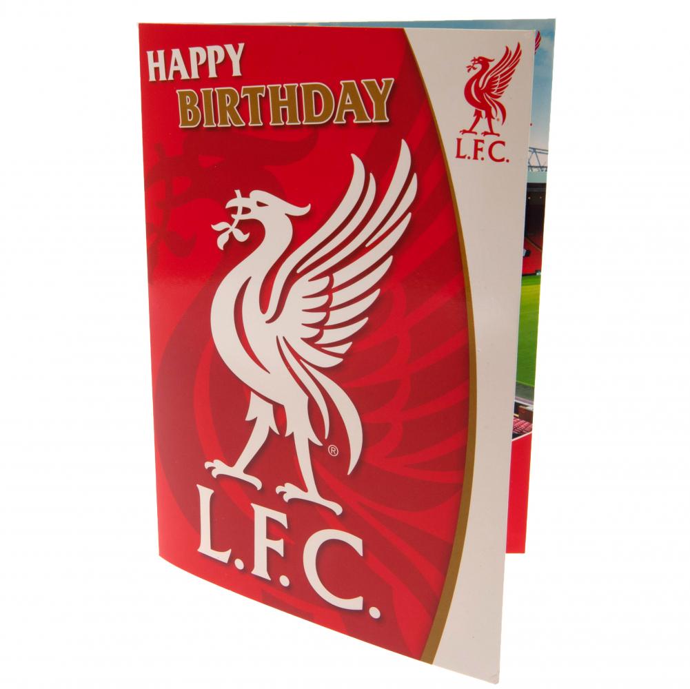 Liverpool FC Musical Birthday Card - Select Sports Souvenirs