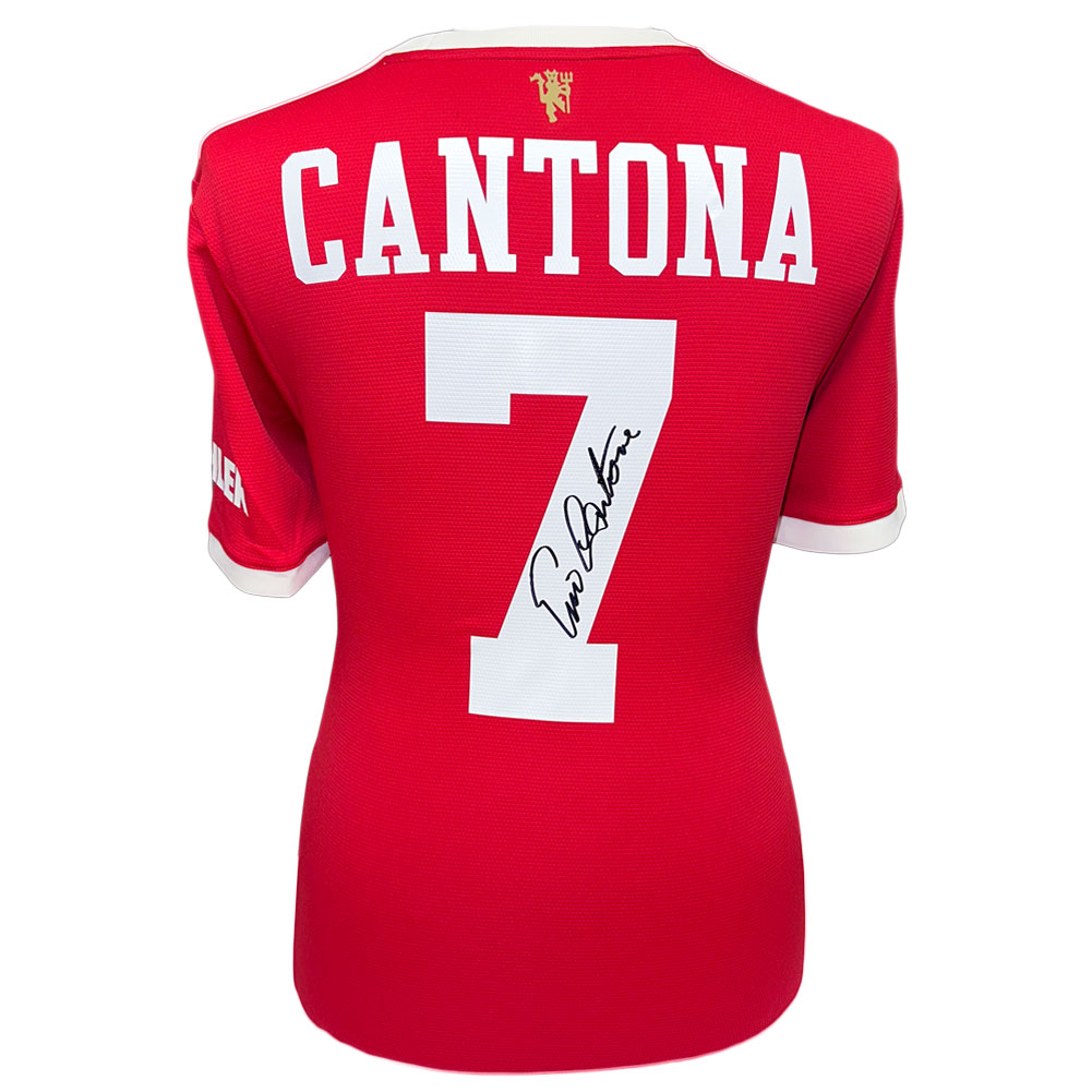 Manchester United FC Cantona Signed Shirt - Select Sports Souvenirs Manchester United FC Cantona Signed Shirt - Select Sports Souvenirs