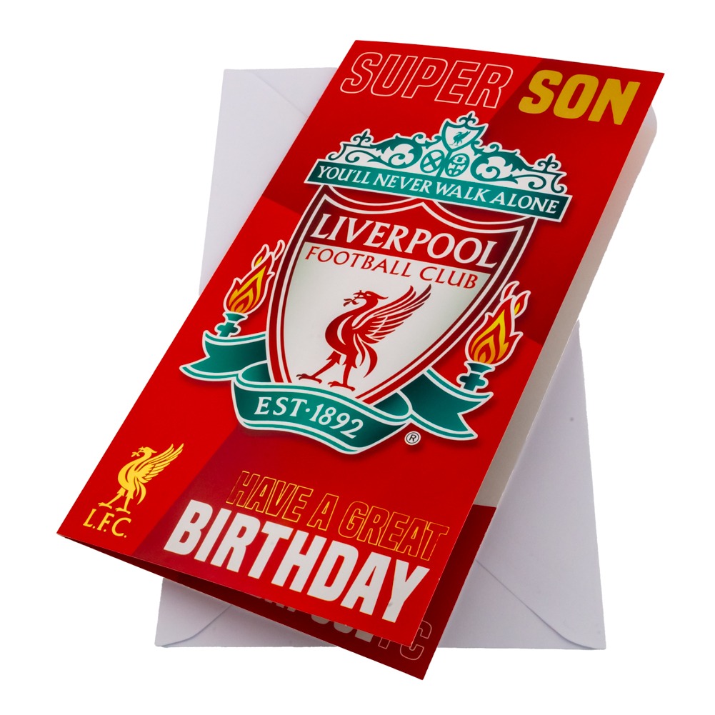 Liverpool Fc Super Son Birthday Card Select Sports Souvenirs
